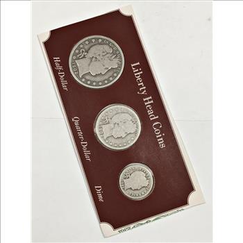 1902 Silver Barber Half Dollar, Quarter and Dime | Property Room