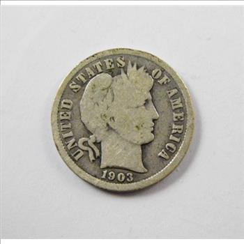 1903-O Silver Barber Dime*Struck at New Orleans Mint | Property Room