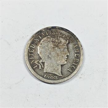 1908-O Silver Barber Dime*Graded Good by ENI Grading Company*Struck at ...