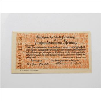 1920 Germany 25 Pfennig Notgeld Note - Crisp Paper | Property Room