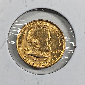 1922 $1 Ulysses Grant Gold Commemorative Low Mintage! | Property Room