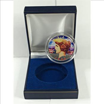 1922 Colorized Peace Silver Dollar*High Grade in Gift/Display Box ...