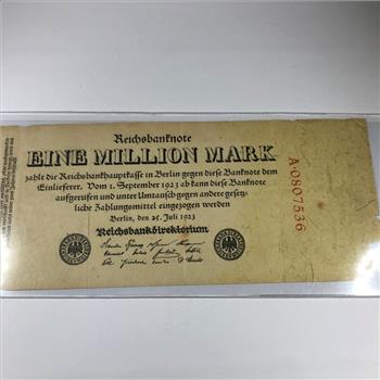 1923 German 1 Million Mark Note | Property Room