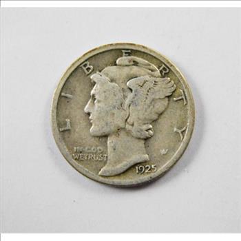 1925 Silver Mercury Head Dime | Property Room