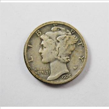 1926 Silver Mercury Head Dime | Property Room