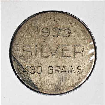 1933 Silver Pedley-Ryan So Called $1*430 Grains*Denver | Property Room