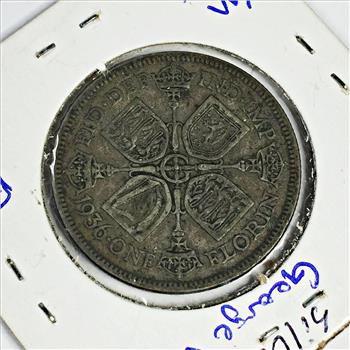 1936 Great Britain Silver One Florin | Property Room