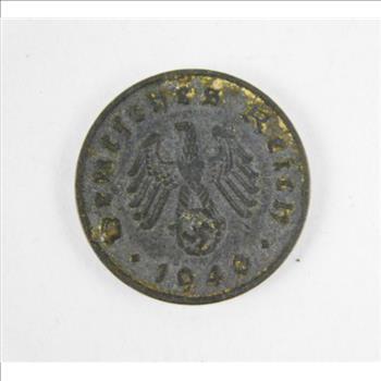 1940 German 10 Reich Pfennig*World War II Coin | Property Room