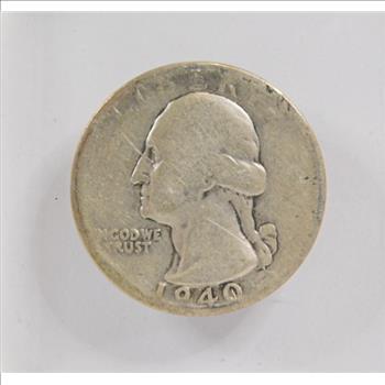 1940 Silver Washington Quarter | Property Room