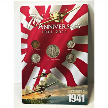 1941 United States Mint Set*70th Anniversary of Pearl Harbor*Silver ...