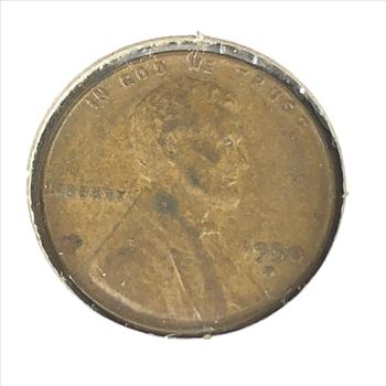 1950 D/D Repunched Mint Mark Wheat Cent Error Coin High Grade Details ...