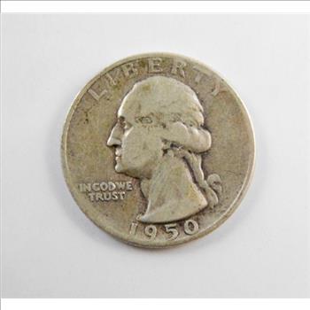 1950-S Silver Washington Quarter | Property Room