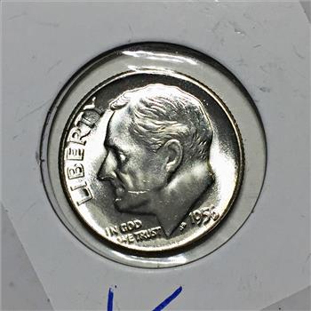 1956 Silver Roosevelt Dime*High Grade with Nice Luster | Property Room