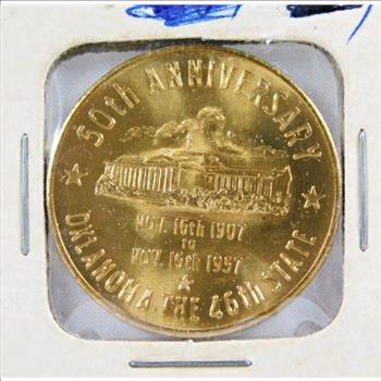 1957 50th Anniversary Of the State of Oklahoma*The 46th State ...