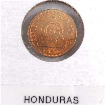 1957 Honduras 1 Centavo Coin*High Grade with Luster | Property Room