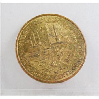 1959 Historic Clatsop County*Oregon Centennial*Souvenir Coin | Property ...
