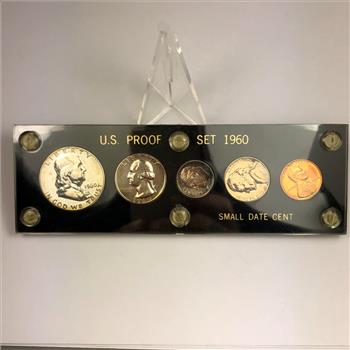 1960 United States Proof Silver Set (small date cent)*In Protective ...