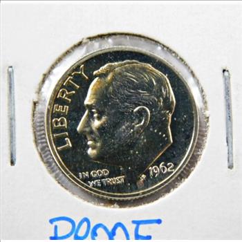 1962 Proof Silver Roosevelt Dime*DCAM | Property Room
