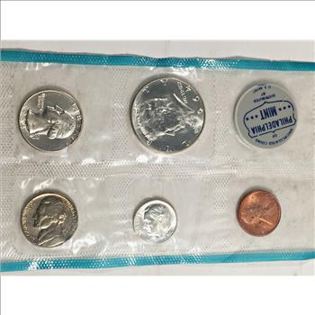 1964 Philadelphia Mint Uncirculated Silver Coin Set*In Original ...