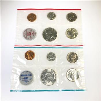 1964 United States Mint Silver Uncirculated Coin Set*Both P & D Mint ...