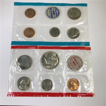 1964 United States Mint Silver Uncirculated Coin Set*Both P & D Mint ...