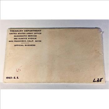 1965 United States Special Mint Set*Kennedy Half Dollar is Silver*In ...