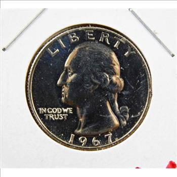 1967 Proof Washington Quarter*DCAM | Property Room