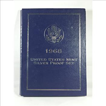 1968 United States Mint Silver Proof Set*Kennedy Half Dollar is Silver ...