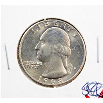 1968-D Washington Quarter*Uncirculated | Property Room