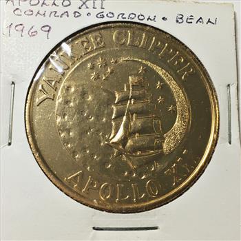 1969 Apollo XII*Yankee Clipper Medallion*1.5: Diameter Metal | Property ...
