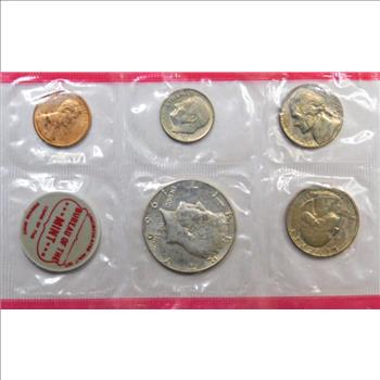 1969 Denver Uncirculated Mint Set*Kennedy Half Dollar is Silver *In ...