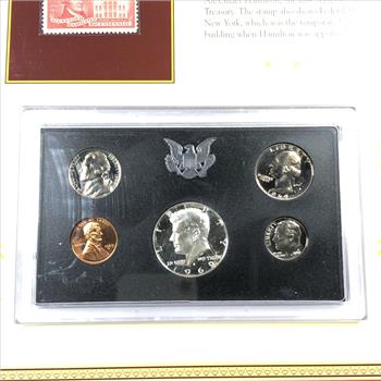 1969 United States Mint Proof Set Plus 1957 Commemorative Stamp*Kennedy ...