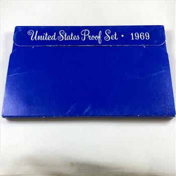 1969 United States Mint Proof Set*Kennedy Half Dollar is Silver*In ...