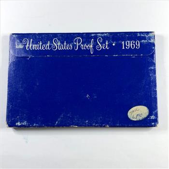 1969 United States Proof Set*Kennedy Half Dollar is Silver*In Original ...