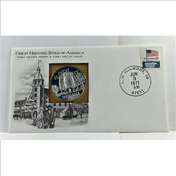 1971 Approx. 1oz Sterling Silver First Edition Proof Commemorative ...