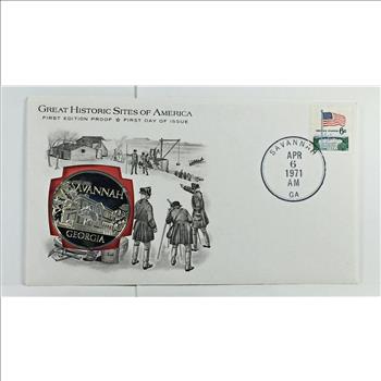 1971 Approx. 1oz Sterling Silver First Edition Proof Commemorative ...