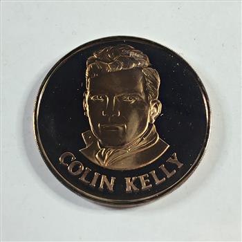 1971 Colin Kelly Commemorative Bronze Medallion*Proof*1.5" Diameter ...