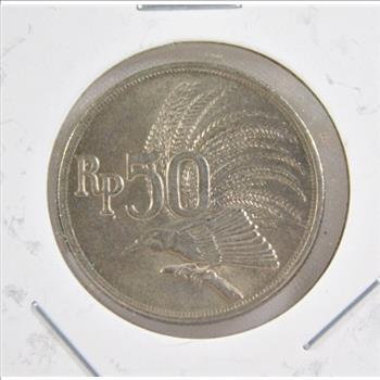 1971 Indonesia 50 Rupiah - Uncirculated | Property Room