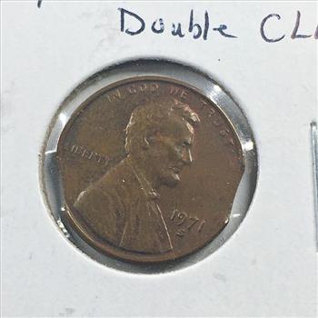 1971 S Double Clipped Cent *High Grade Error Coin | Property Room