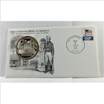 1972 Sterling Silver First Edition Proof Commemorative*First Day of Issue*FDC w/ Stamp*The ...