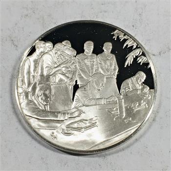 1972 Sterling Silver WWII 1940 Germany, Italy and Japan Sign Tripartite ...