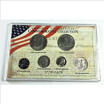 1976 American Bicentennial Commemorative Uncirculated Coin Set*In ...