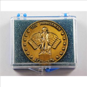 1976 United states of America Bicentennial Medallion*The Minuteman*1.5 ...