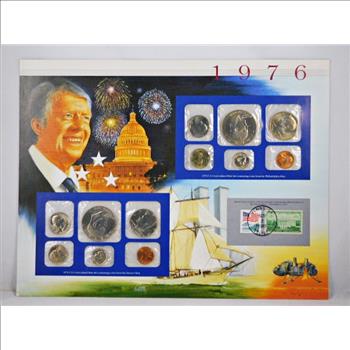 1976 United States Uncirculated Mint Set*Both P and D Mint Marks*On 10 ...