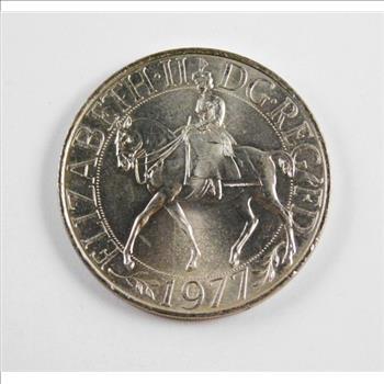 1977 Great Britain 25 New Pence*Silver Jubilee of Reign*Uncirculated ...