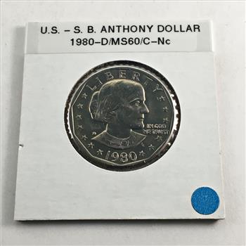 1980-D Susan B. Anthony Commemorative Dollar*High Grade | Property Room