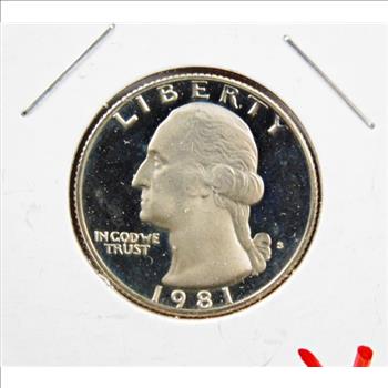 1981-S Proof Washington Quarter*DCAM | Property Room