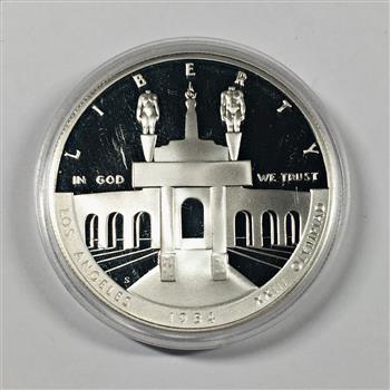 1983-S Los Angeles XXIII Olympiad-Colosseum Commemorative Proof Silver ...