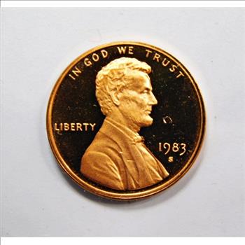 1983-S Proof Lincoln Head Memorial Cent*DCAM | Property Room