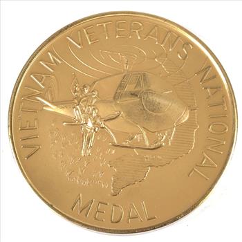 1984 Vietnam Veterans National Commemorative Bronze Medallion*Approx ...